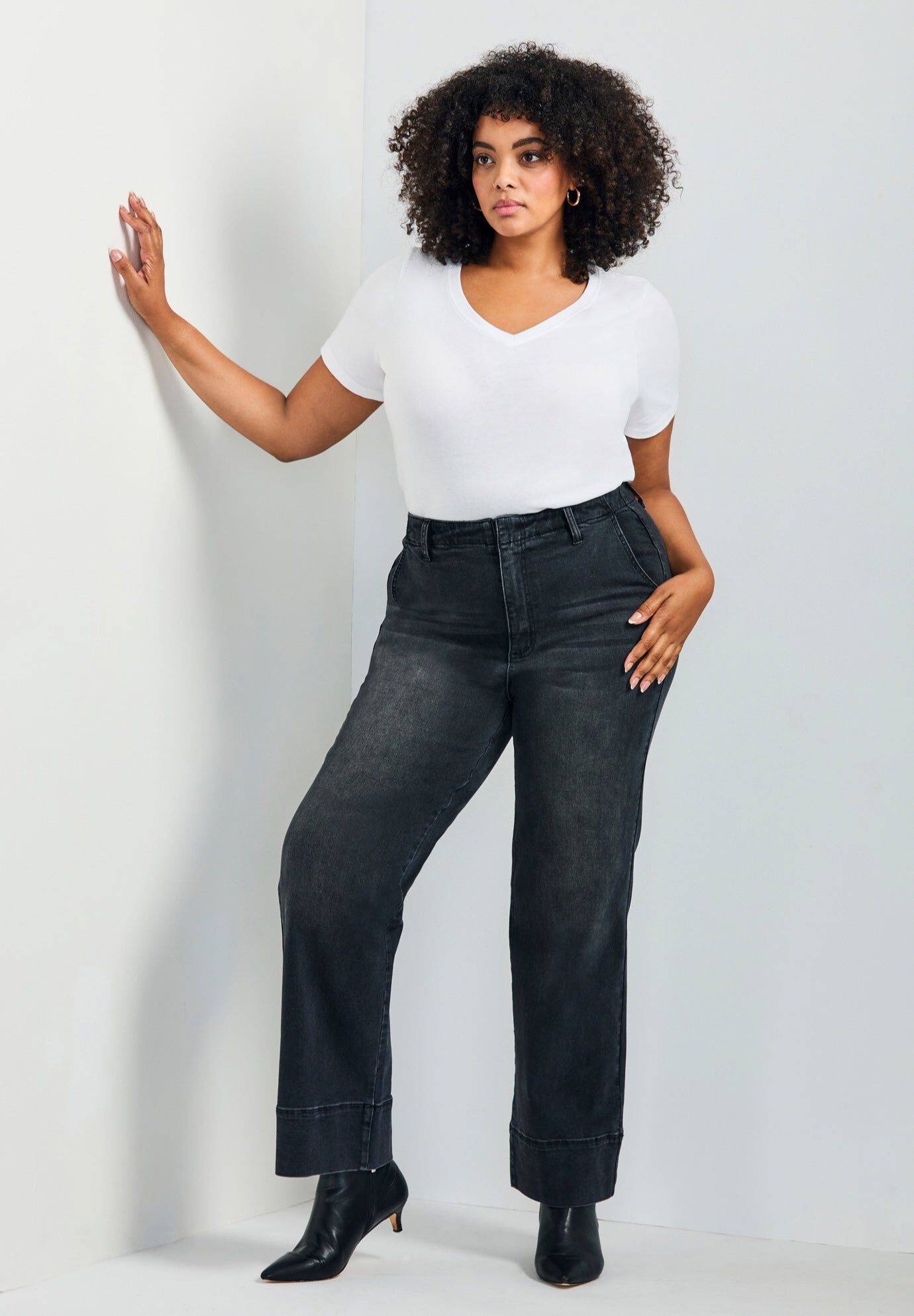 Kira Wide Leg Jean | Avenue