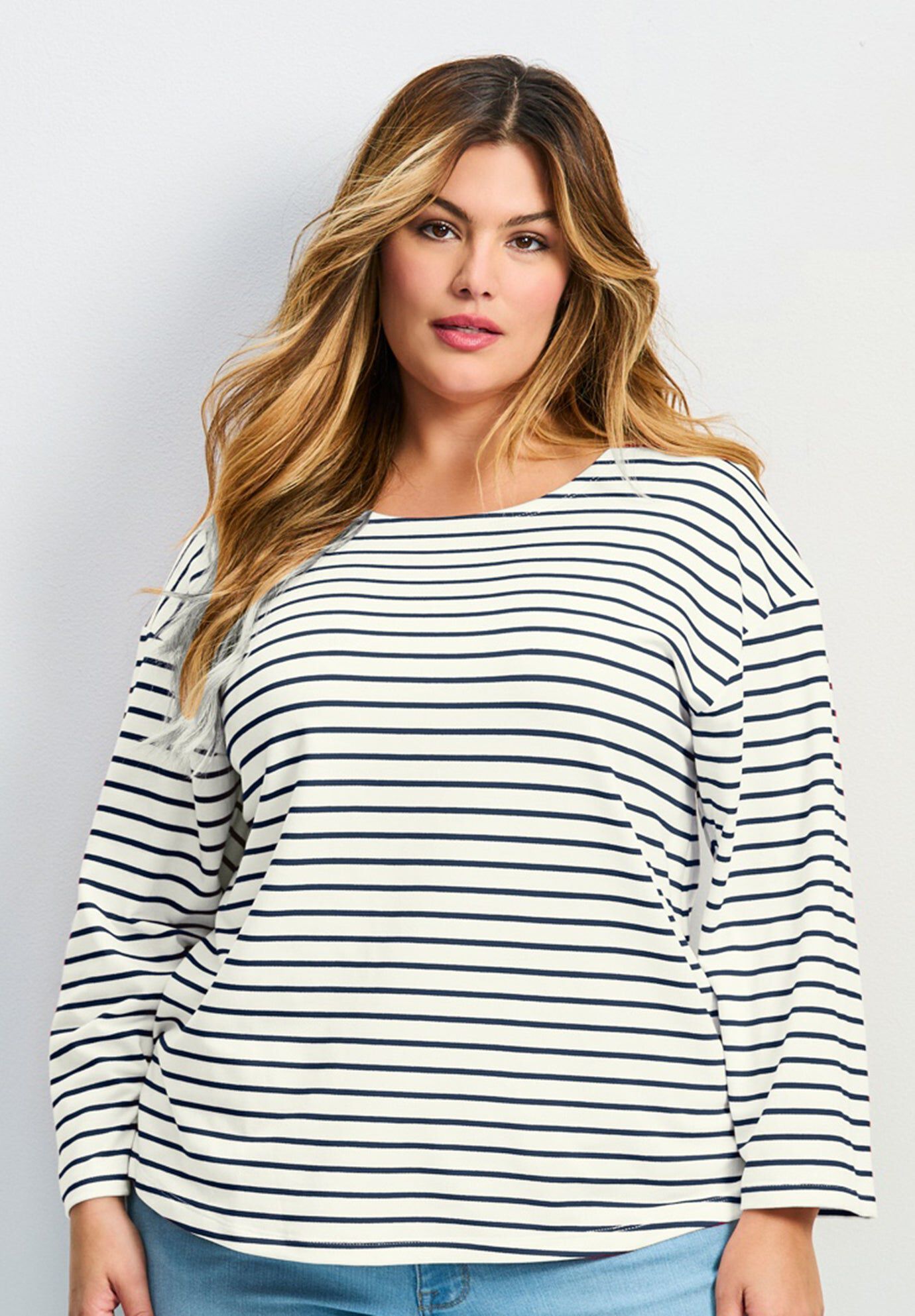 Aimee Stripe Top | Avenue