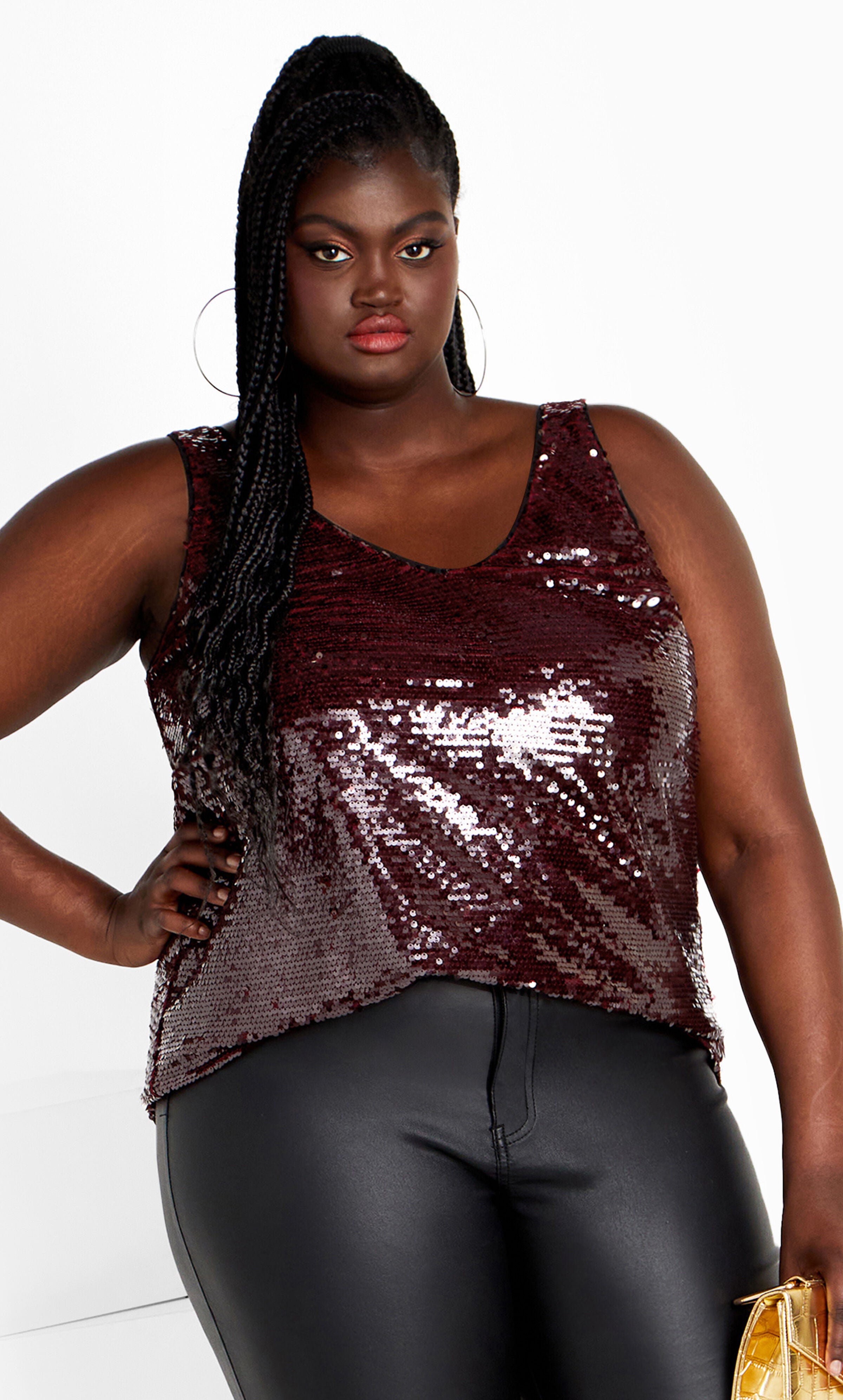 Razzle Dazzle Cami - ruby | Avenue