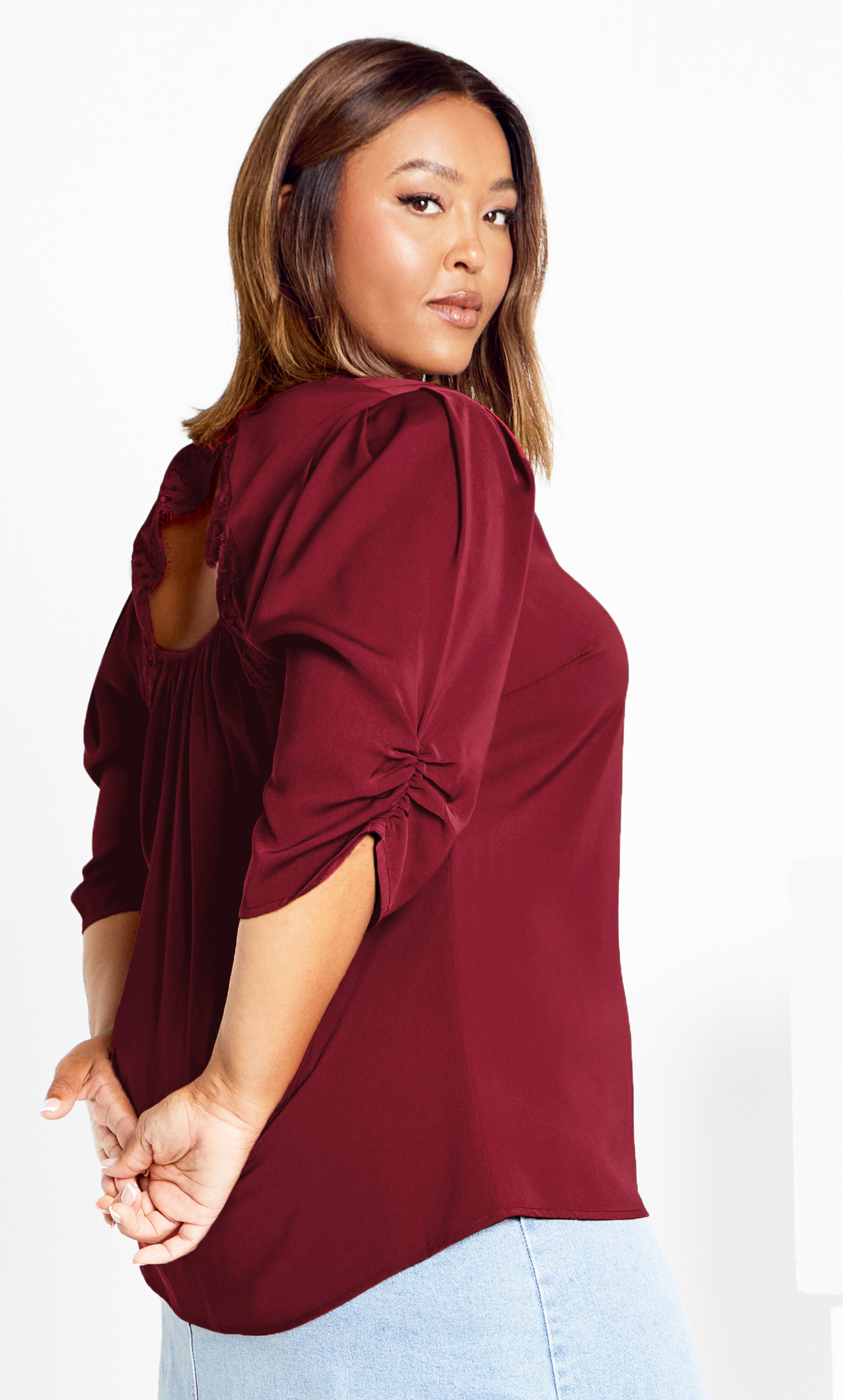 Emery Top - ruby | Avenue