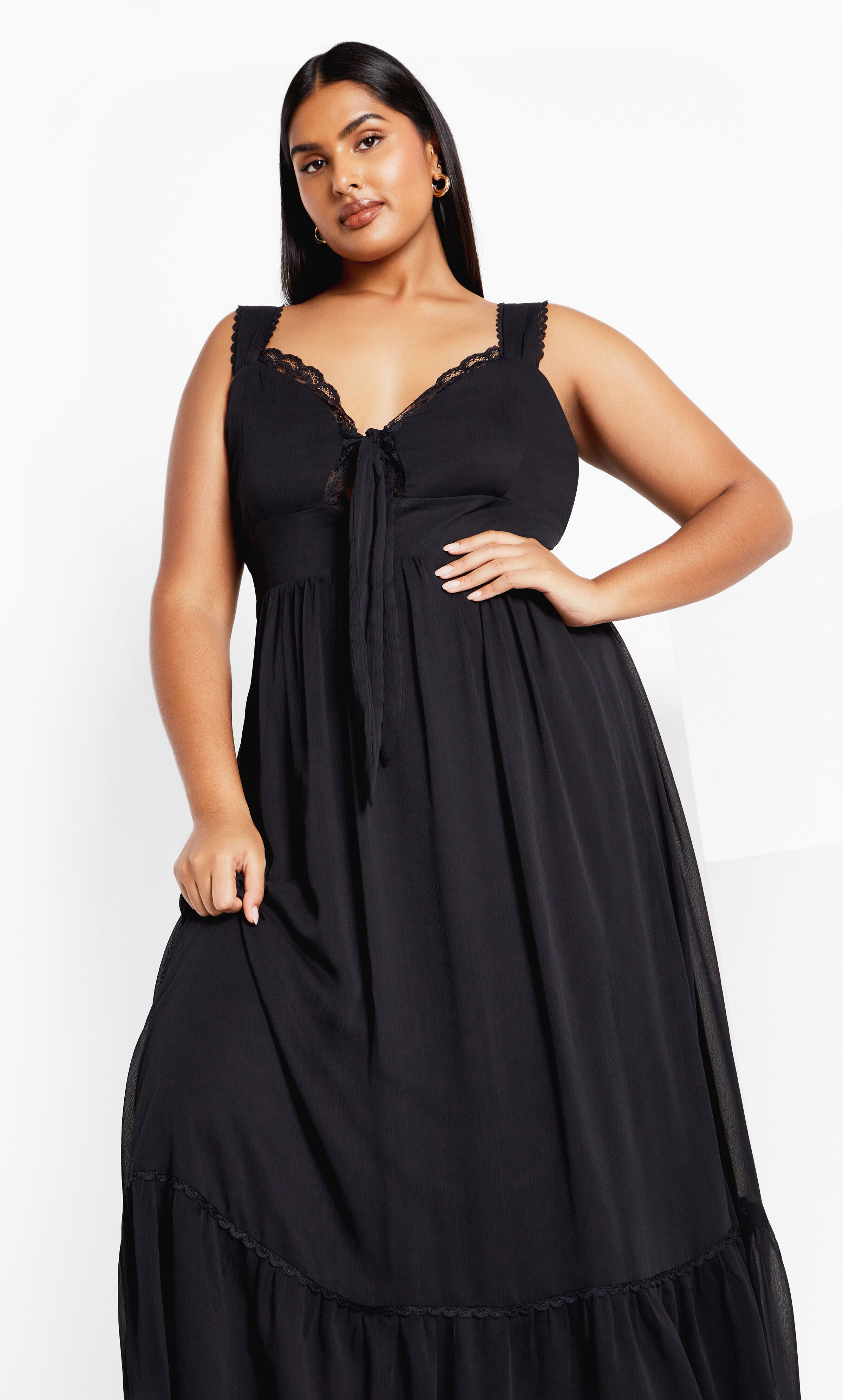 Lidia Dress - black | Avenue