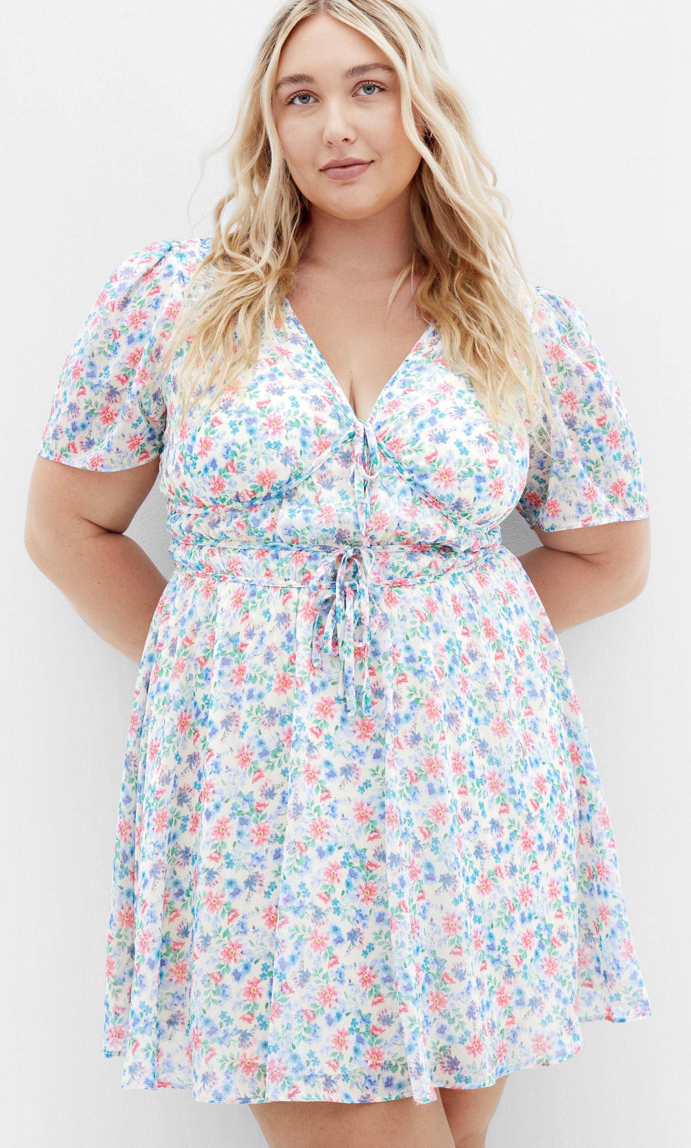 Cara Print Dress - cream | Avenue