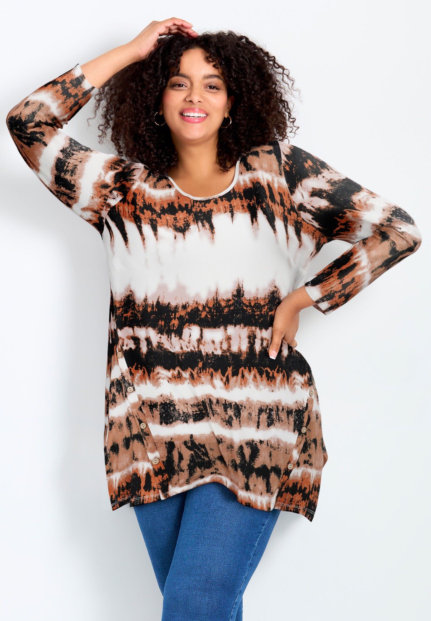 Leisure Button Tunic | Avenue
