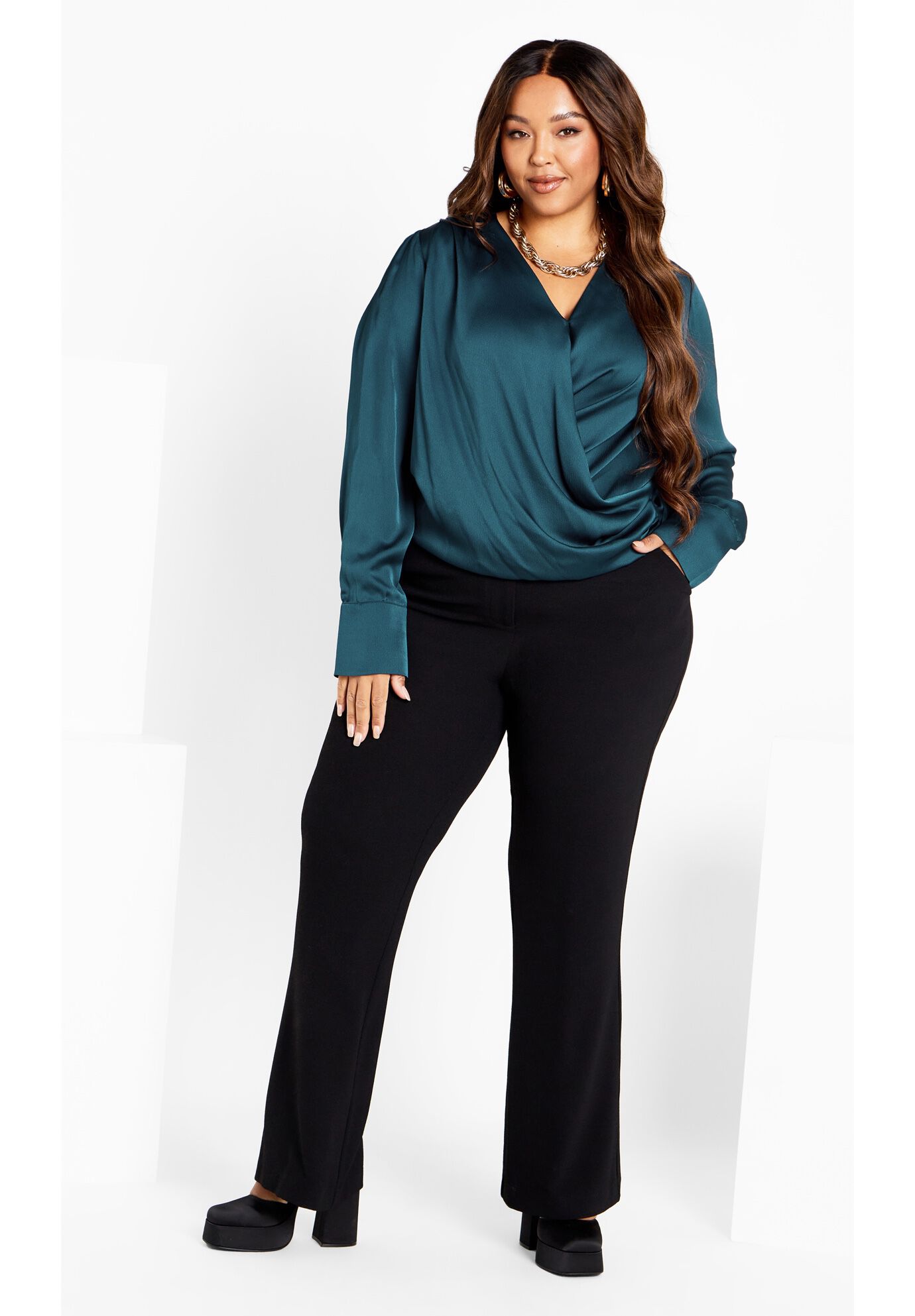 Alena Shirt - teal | Avenue