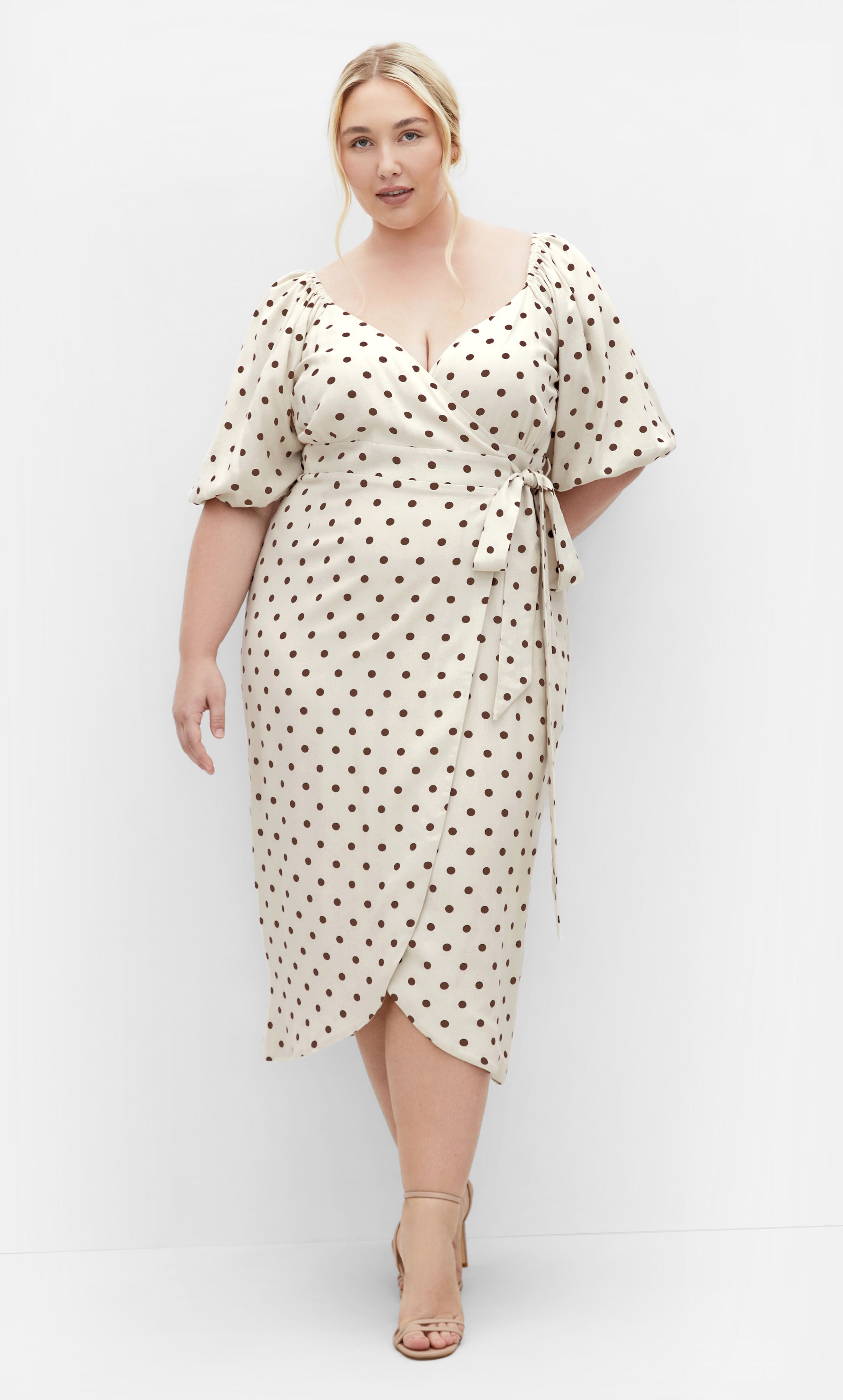 Claudine Print Dress - cream | Avenue