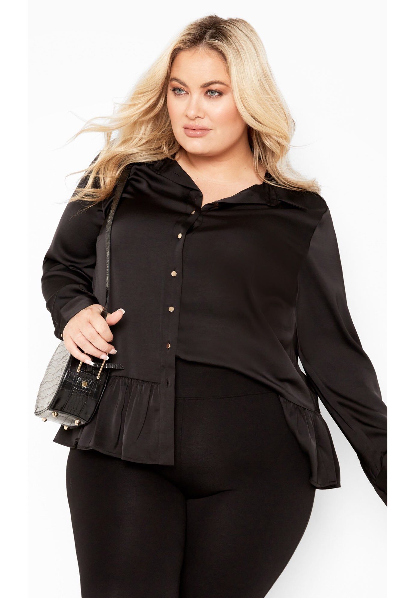 Gracie Full Sleeves Ruffle Shirt | Avenue