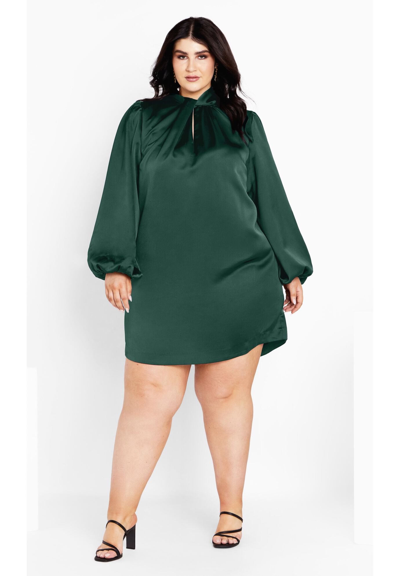 Azalea Dress - emerald | Avenue