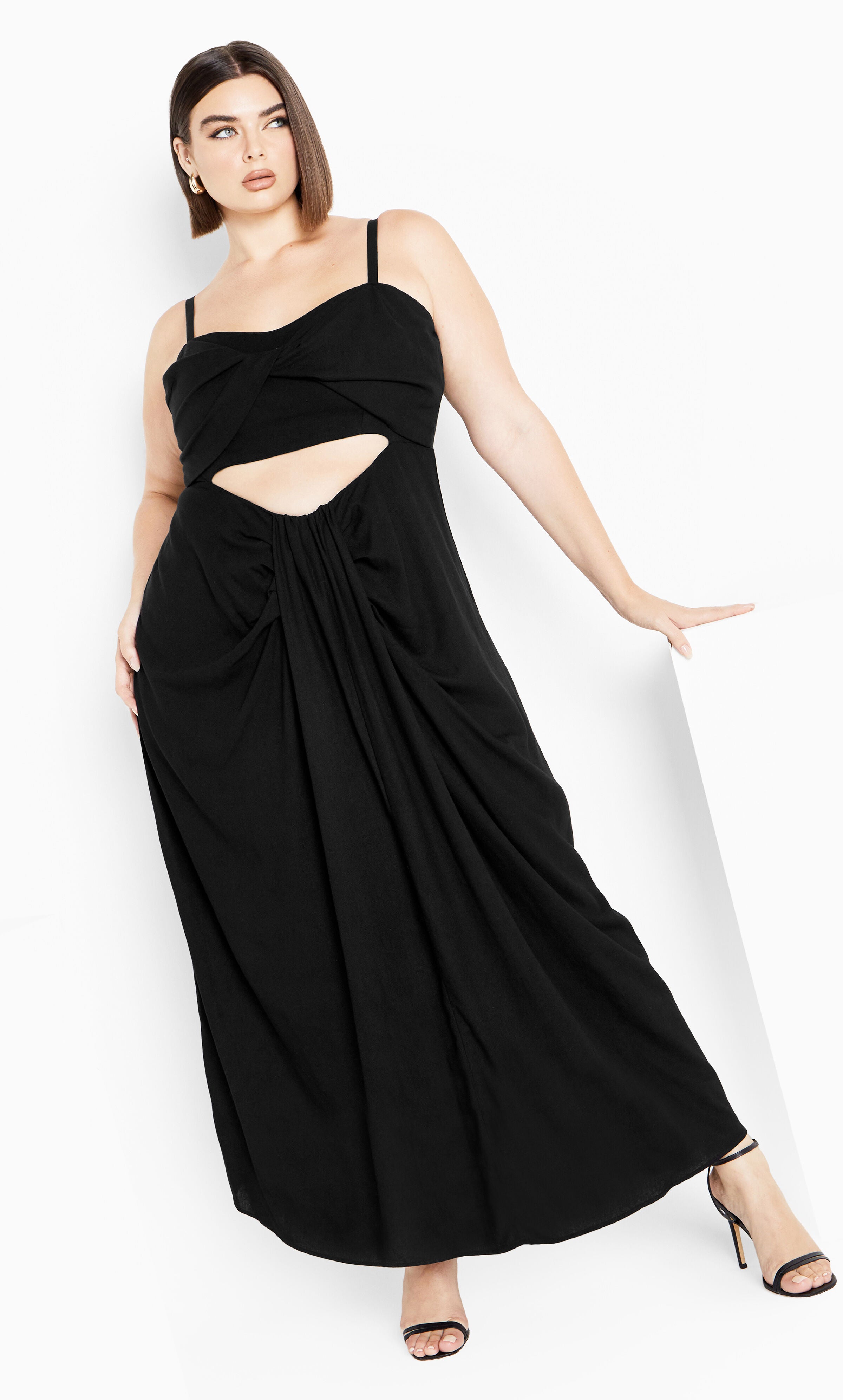 April Maxi Dress - black | Avenue