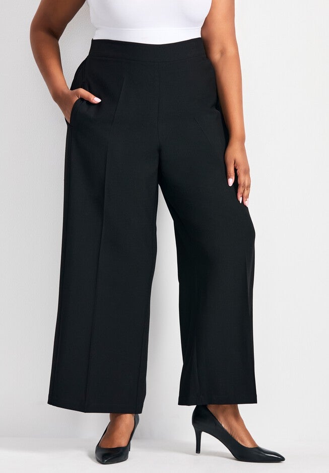 Anna Wide Leg Pleat Front Pant Avenue