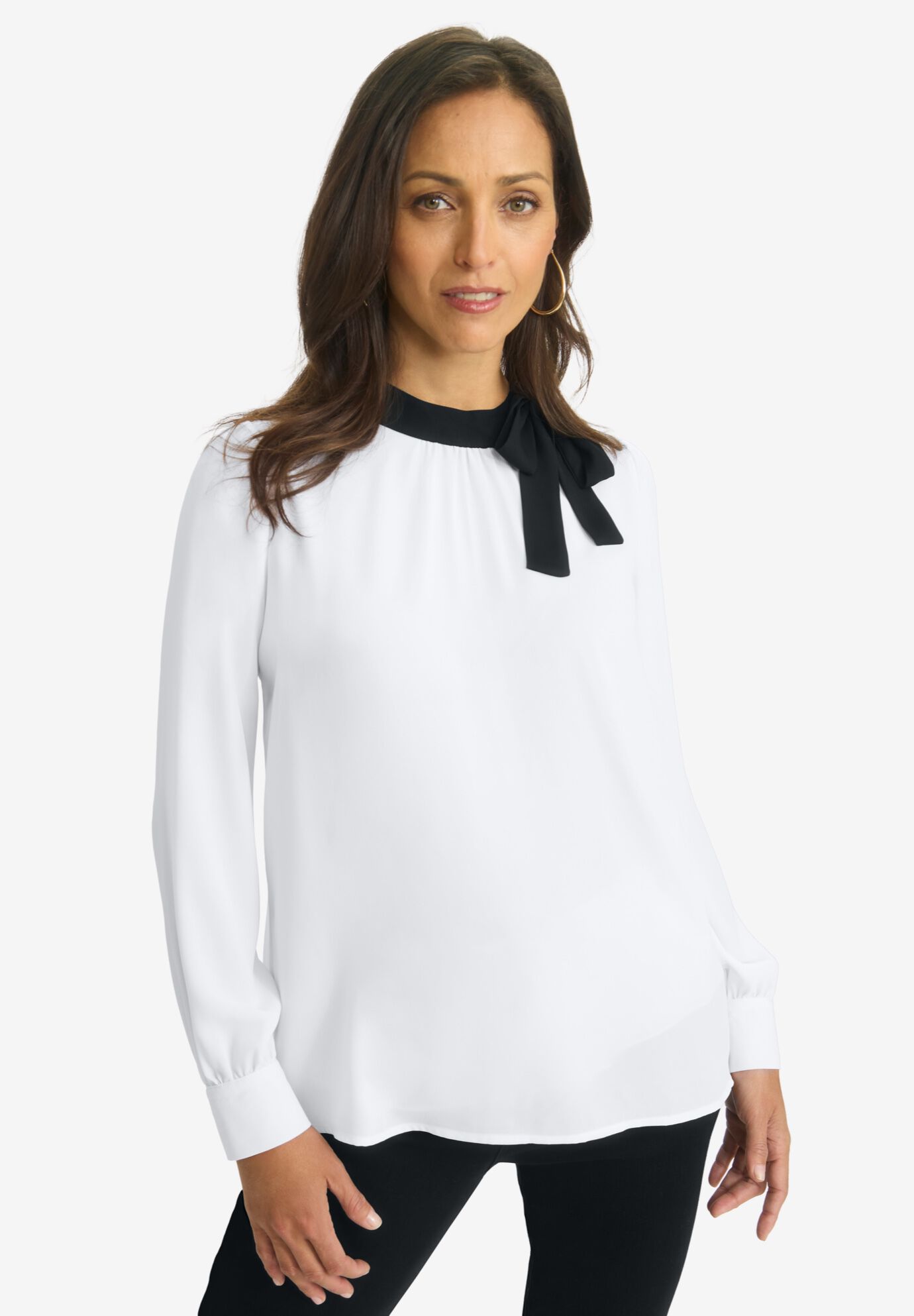 Tie-Neck Blouse | Avenue