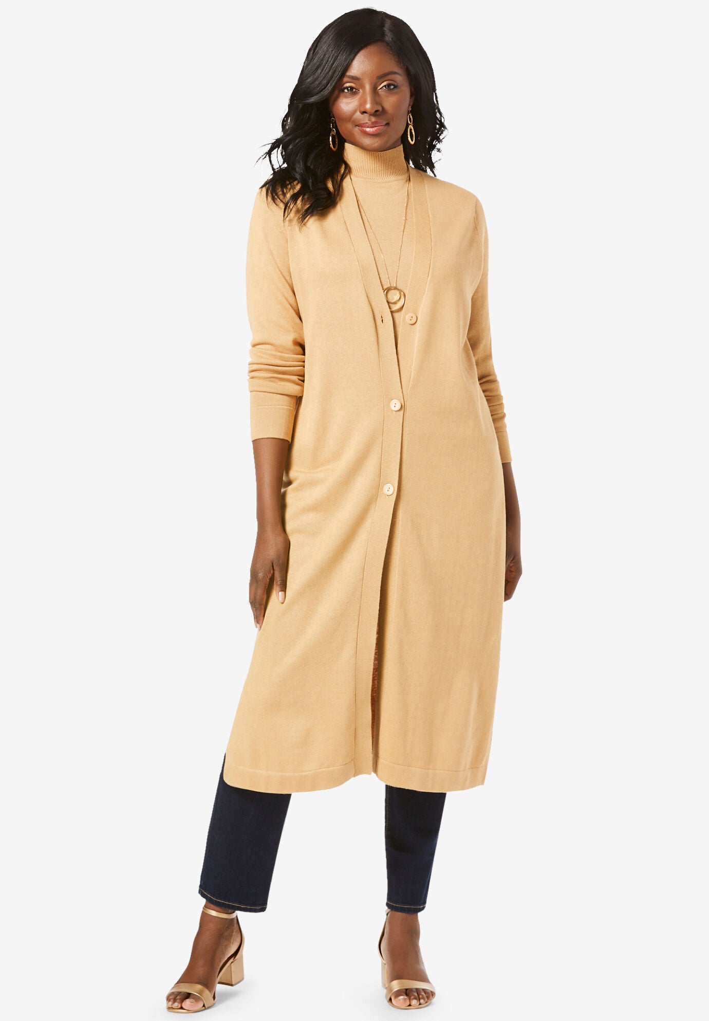 Fine Gauge Duster Cardigan | Avenue