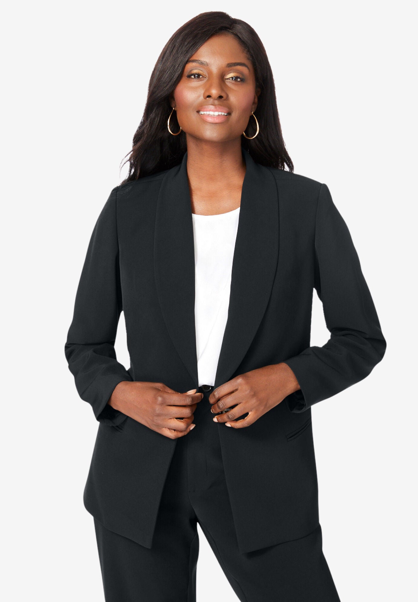Cinch Back Bi-stretch Blazer | Avenue