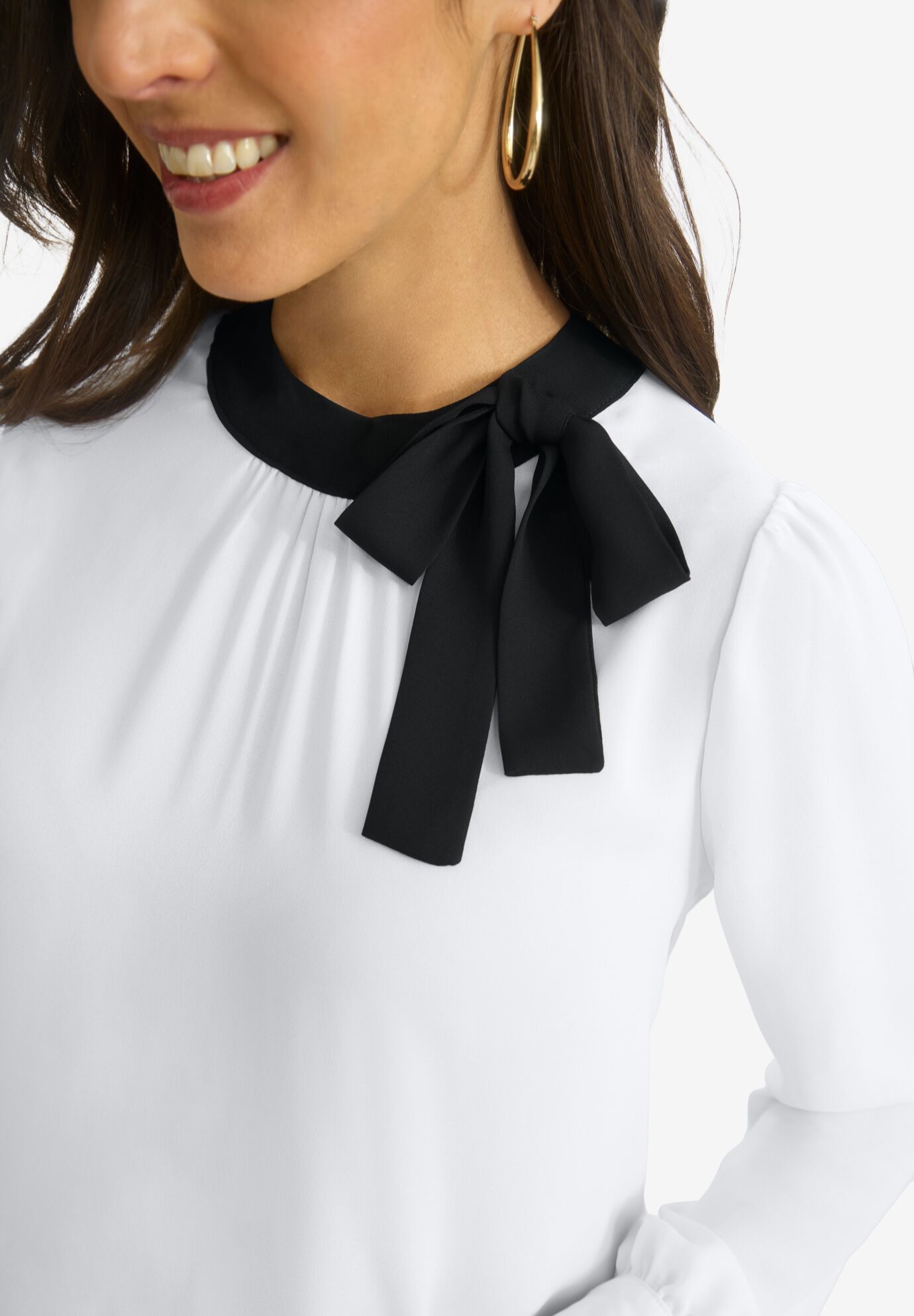 Tie-Neck Blouse | Avenue