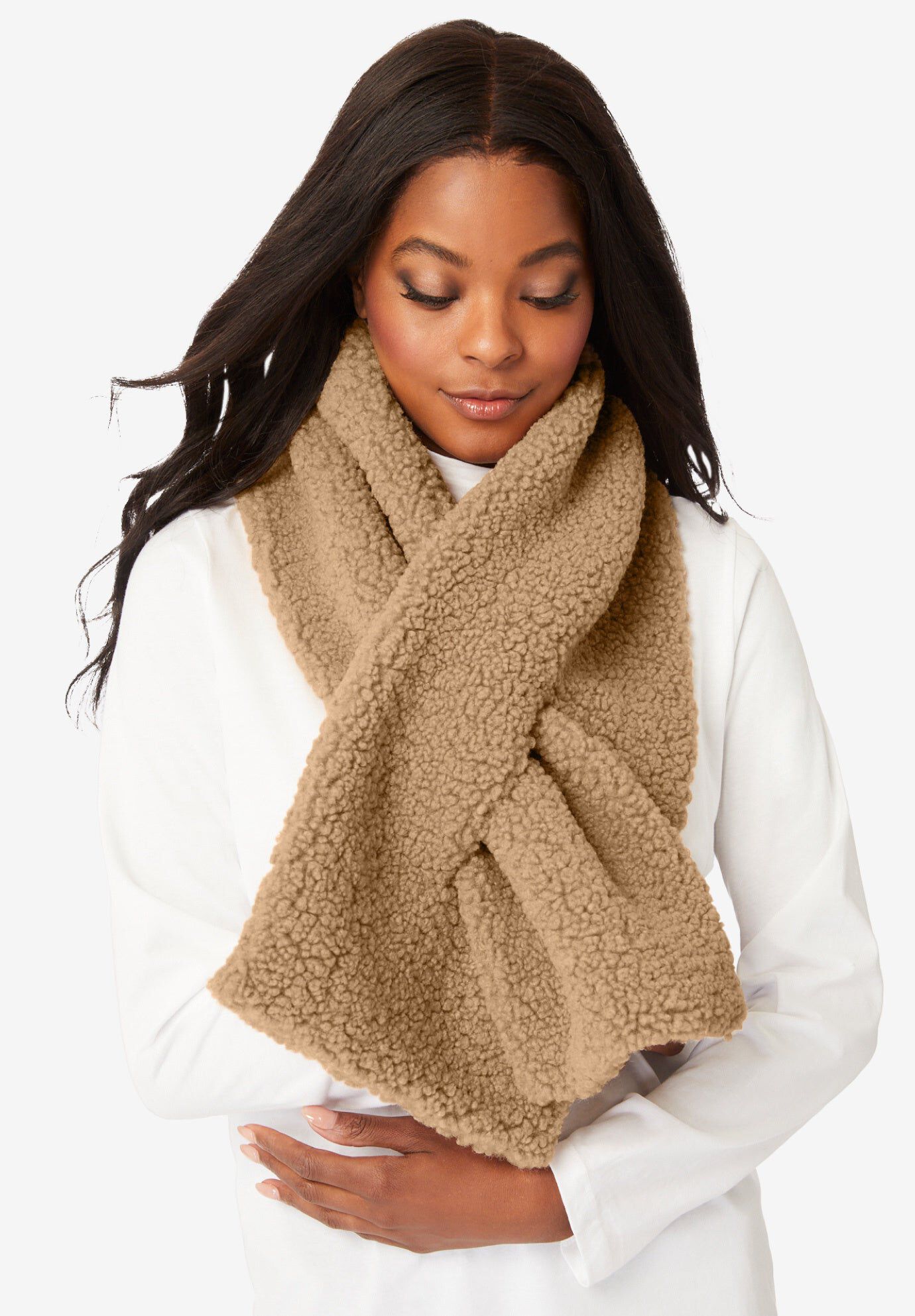 Sherpa Pull-Through Scarf | Avenue