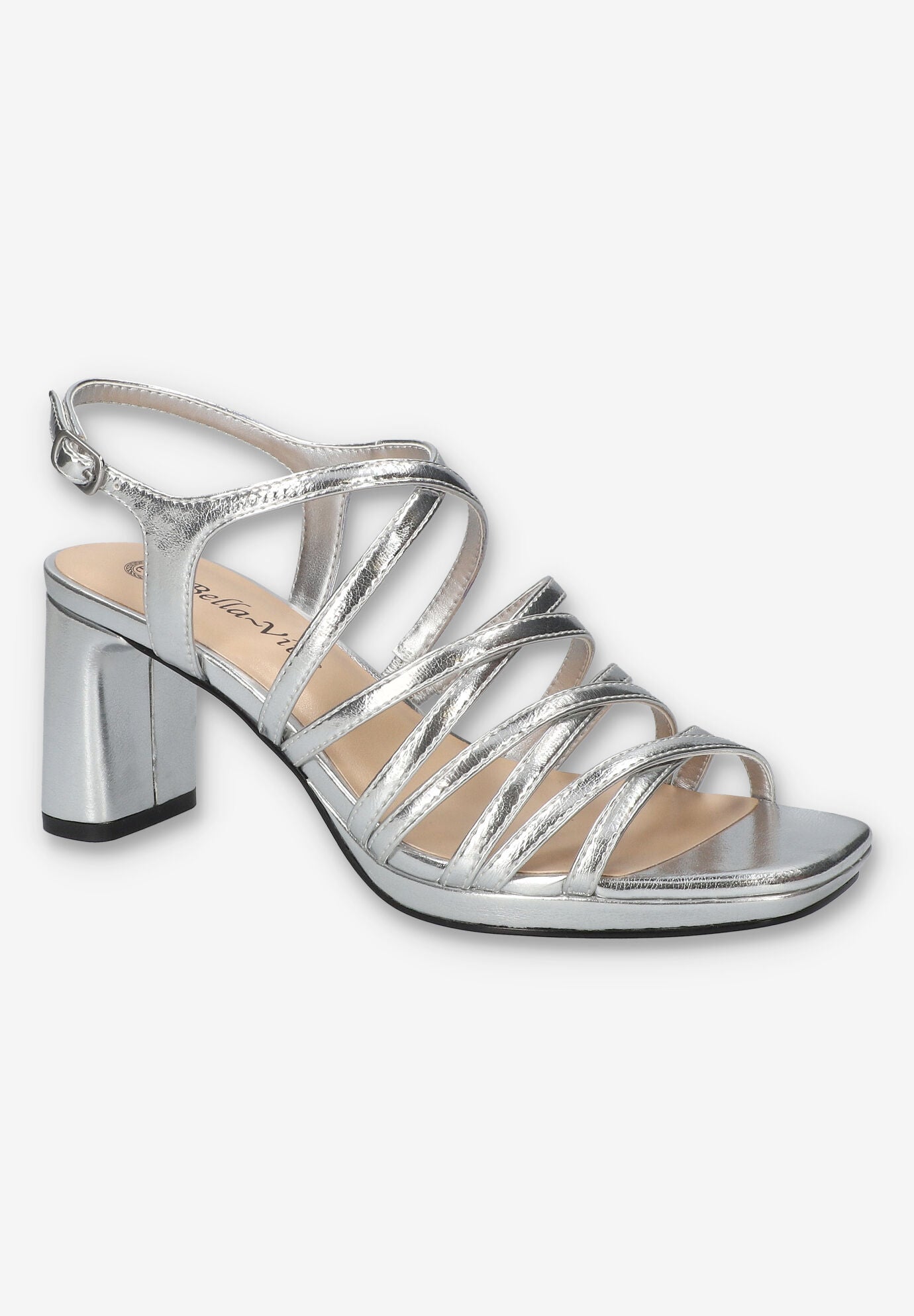 Damsel Square Toe Heeled Sandal | Avenue
