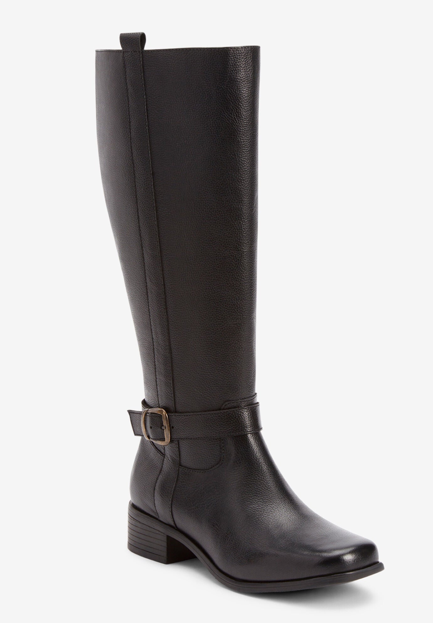 The Donna Tall Wide Calf Leather Boot By Comfortview | Avenue