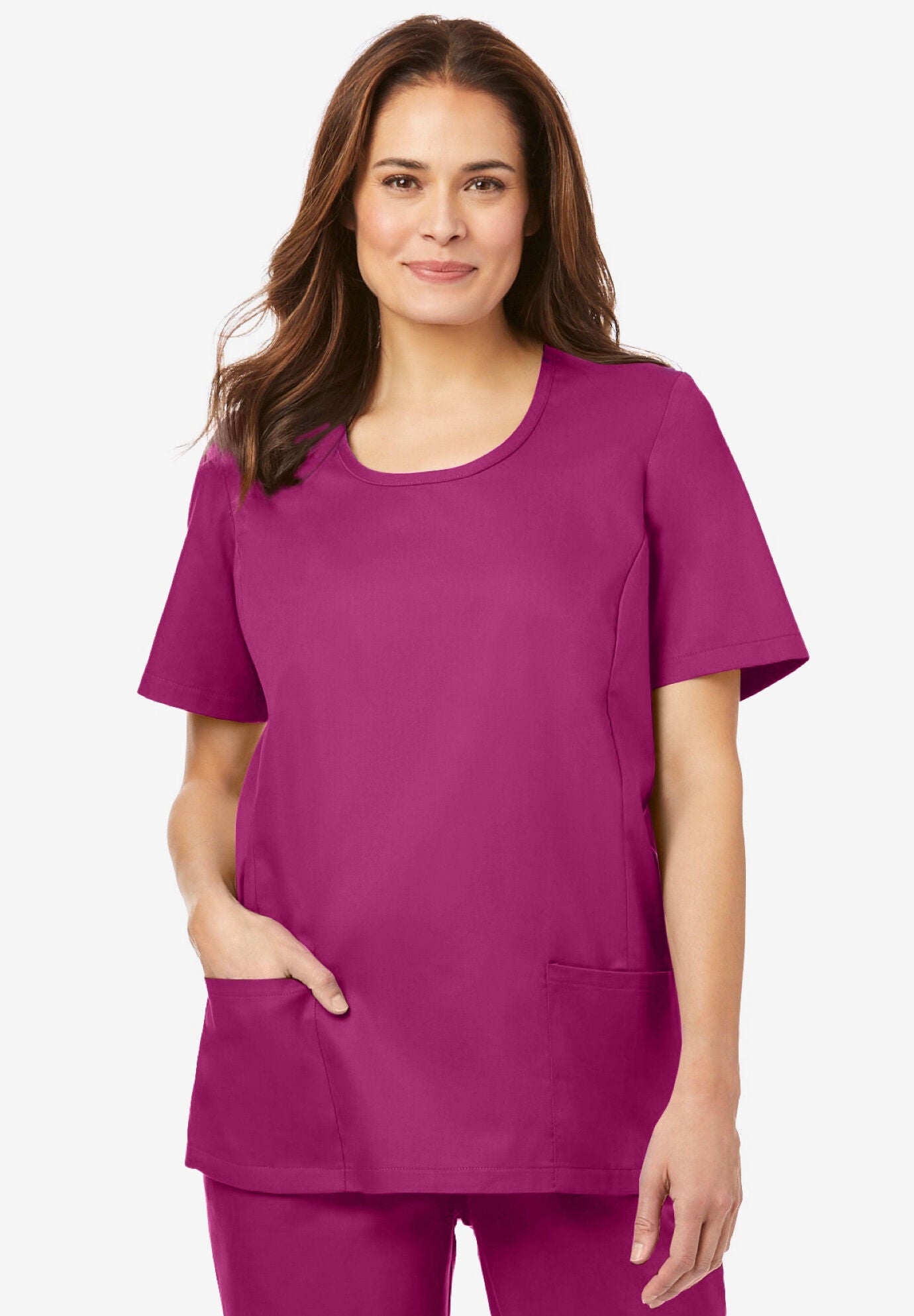 Scoopneck Scrub Top | Avenue