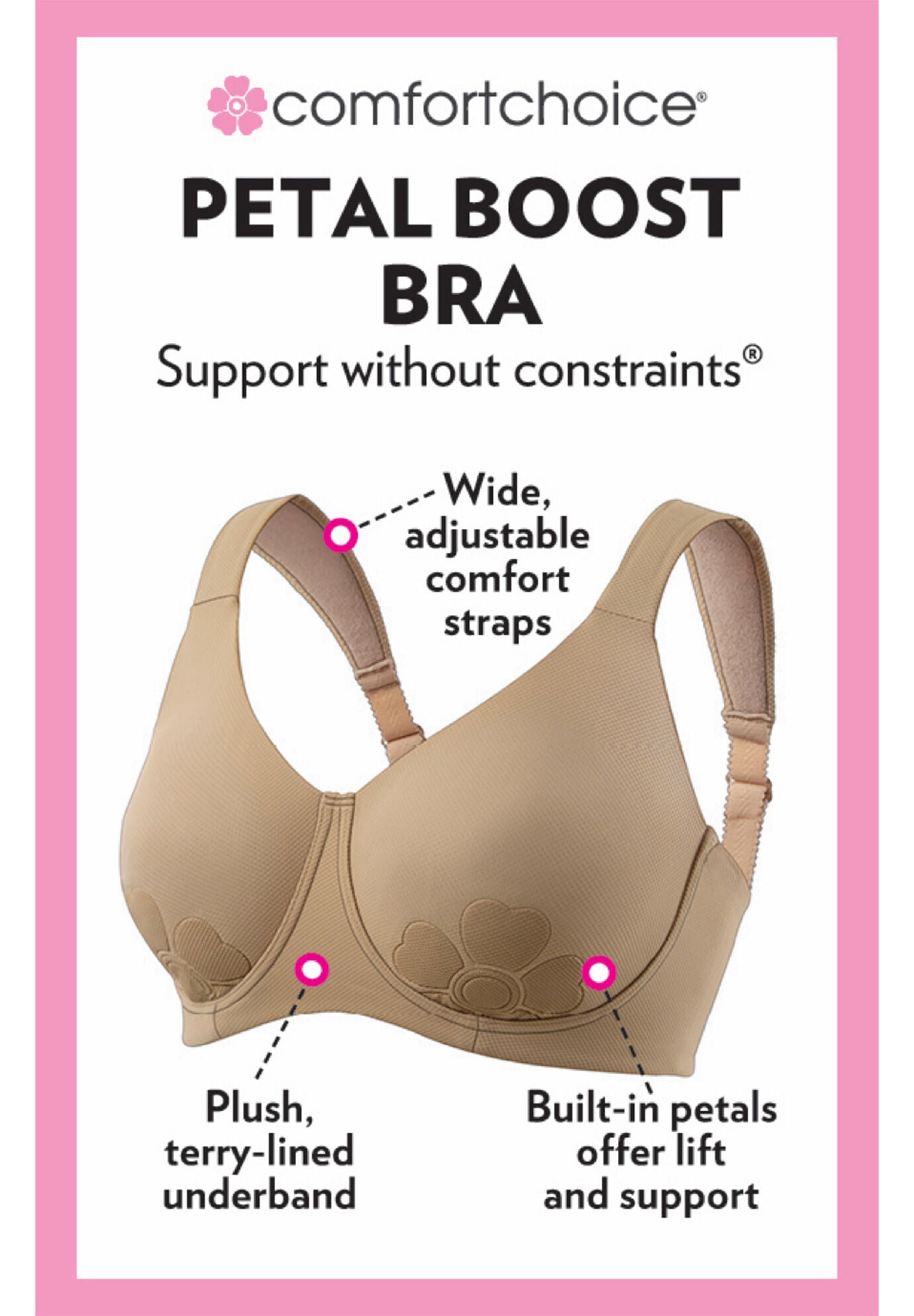 Petal Boost® Underwire Bra | Avenue