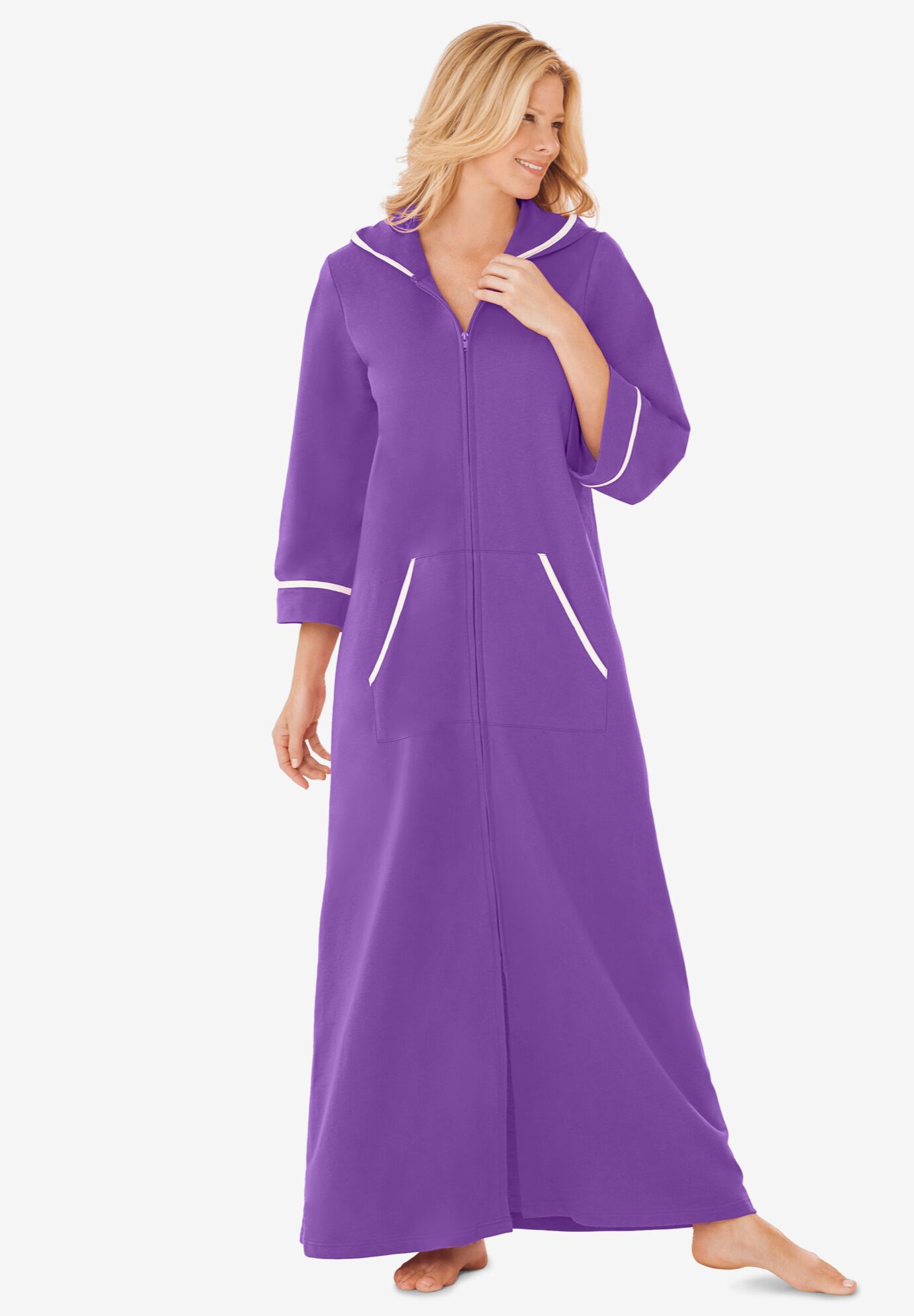 Long French Terry Robe | Avenue