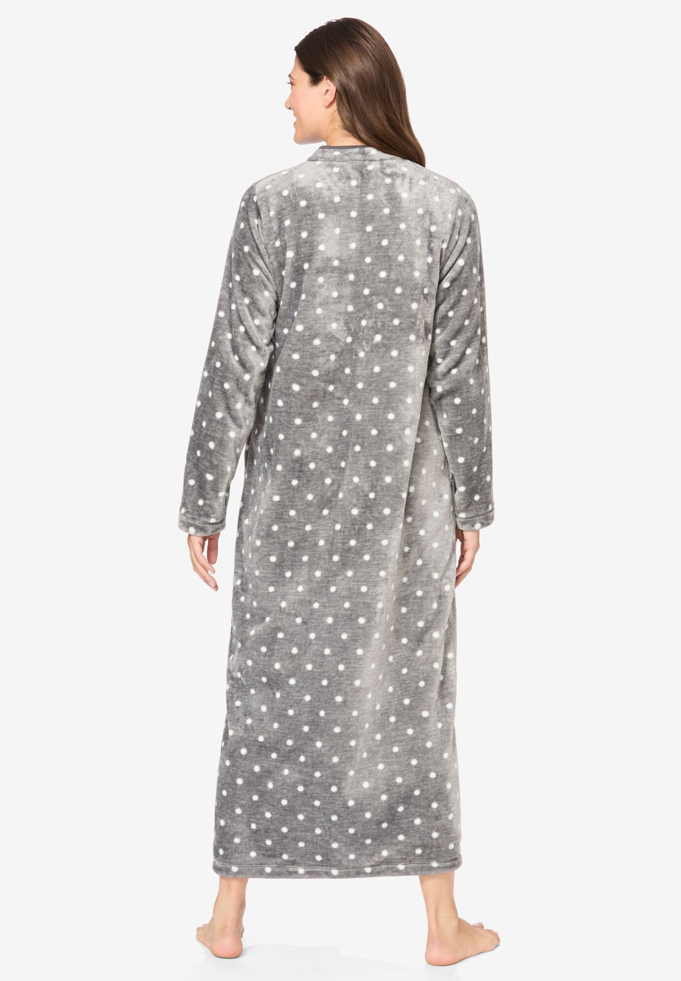 Plush Zip-Front Robe | Avenue