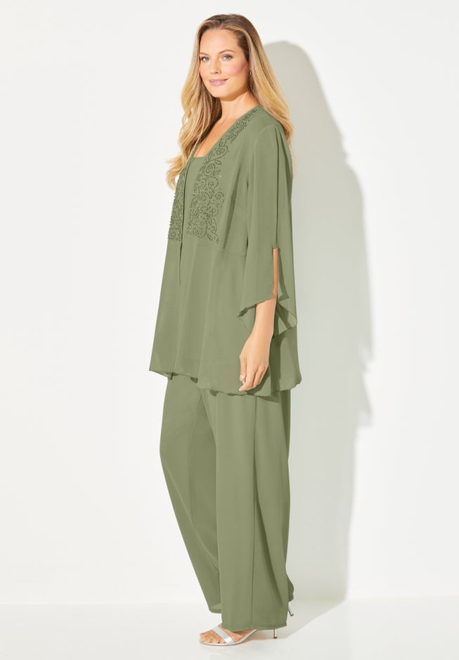 Masquerade Beaded Pant Set | Avenue