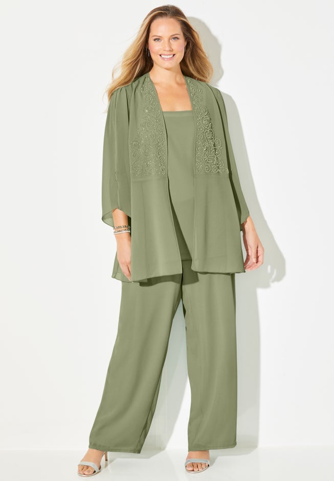 Masquerade Beaded Pant Set | Avenue