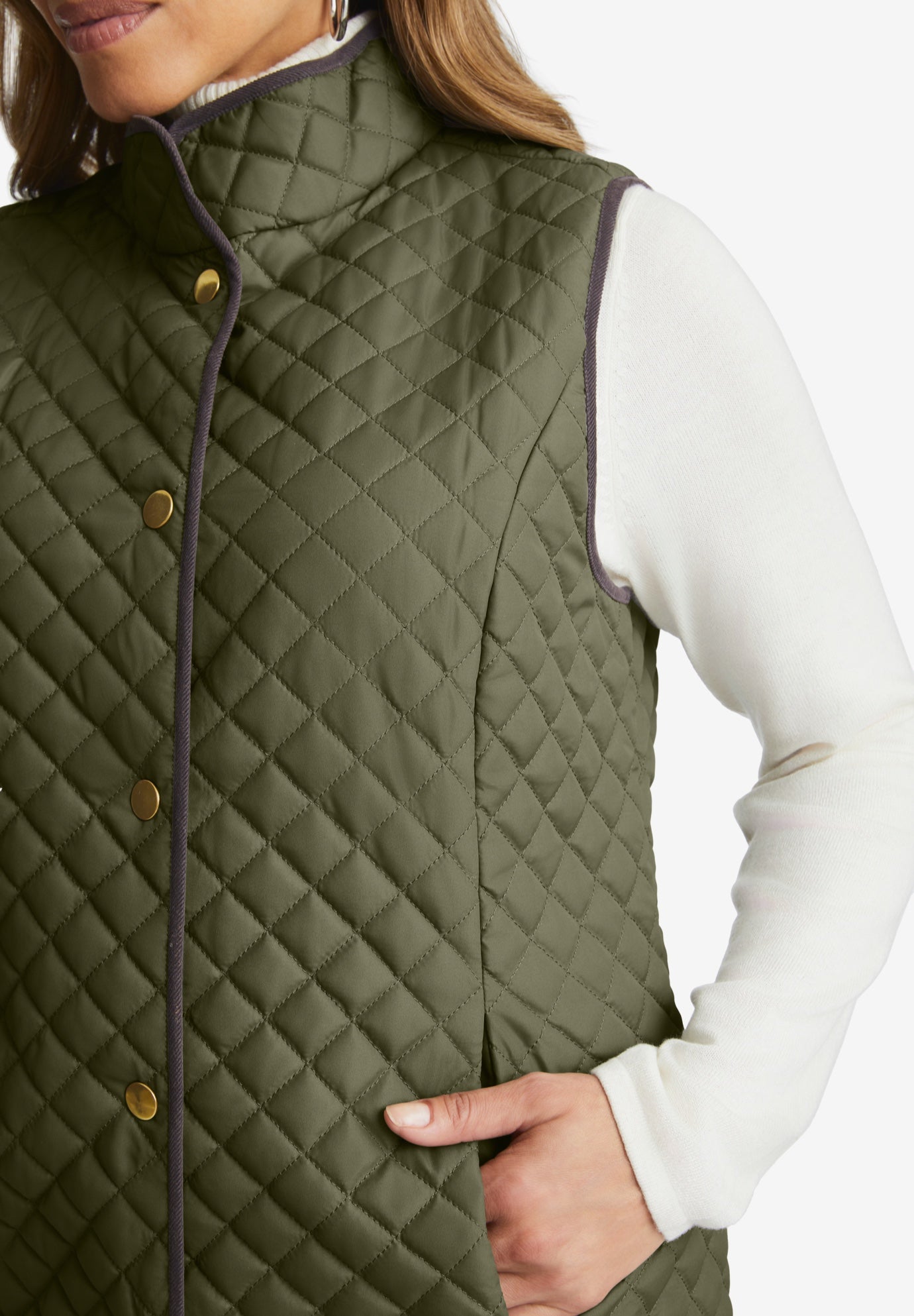 Quilted Vest | Avenue