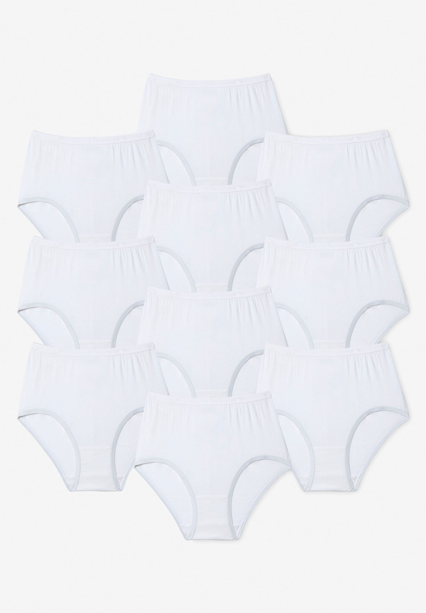 Full Coverage Cotton Brief 10 Pack Avenue