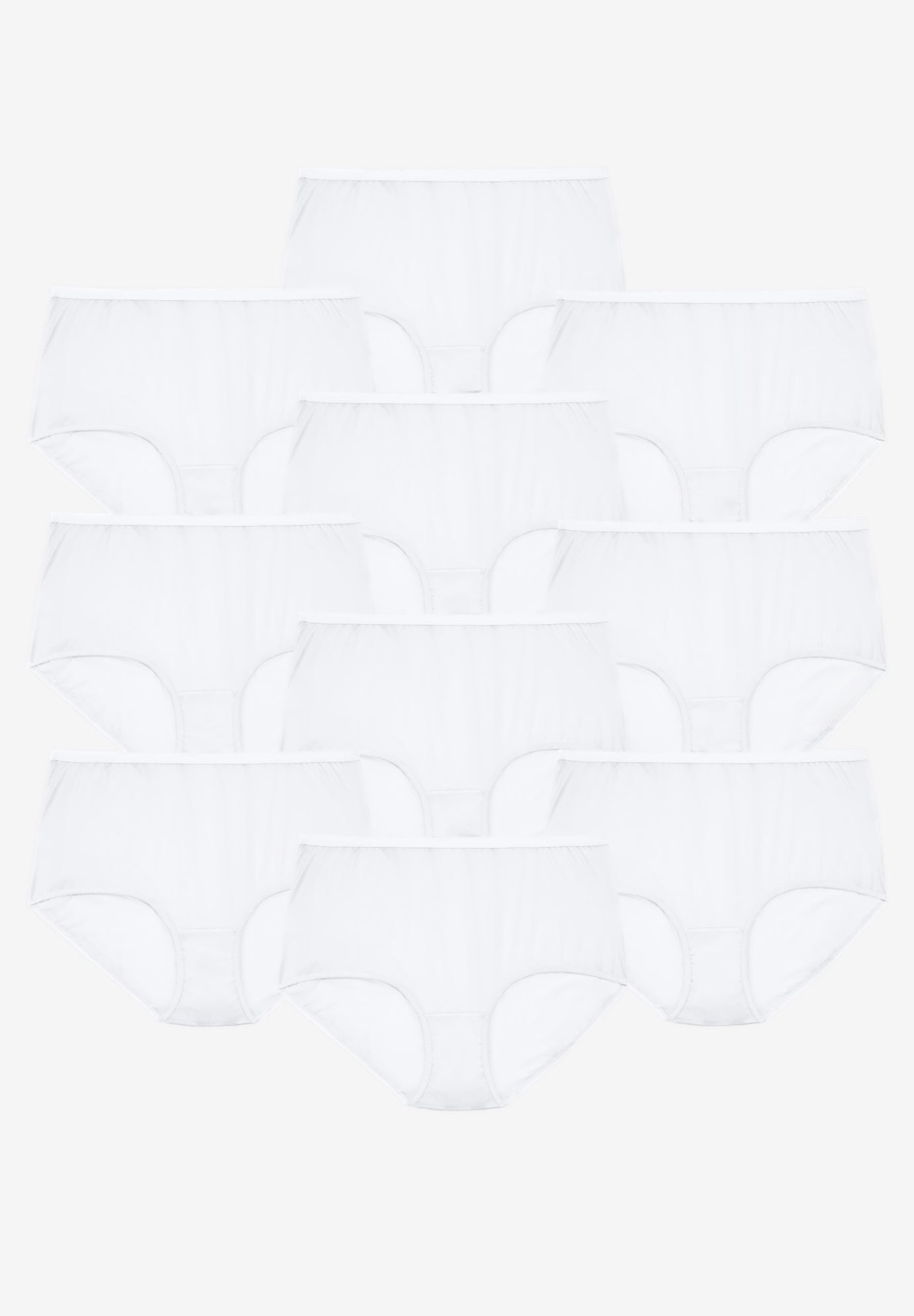 Full Coverage Nylon Brief 10-Pack | Avenue